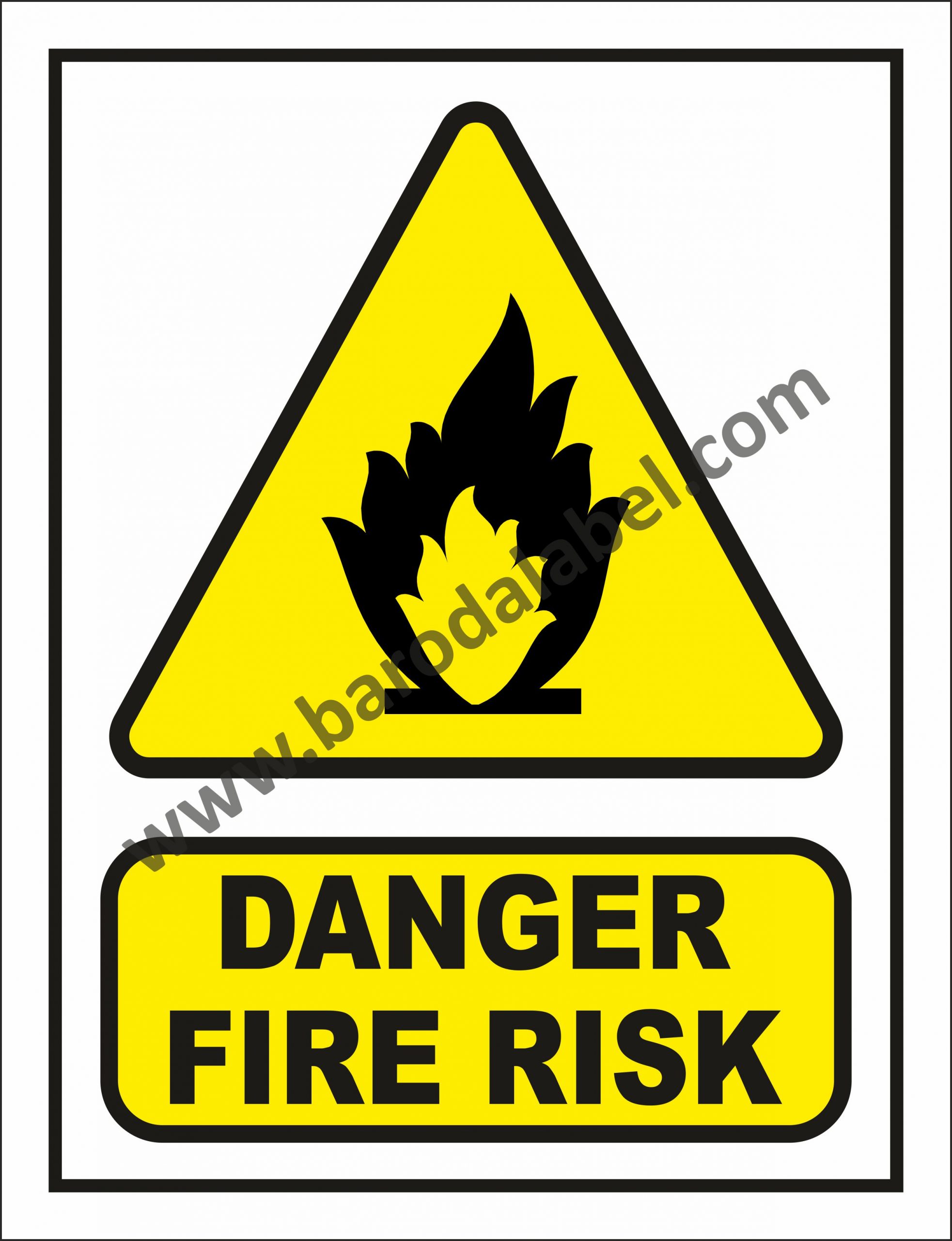 Danger Warning Sign - Baroda Label Mfg. Co.