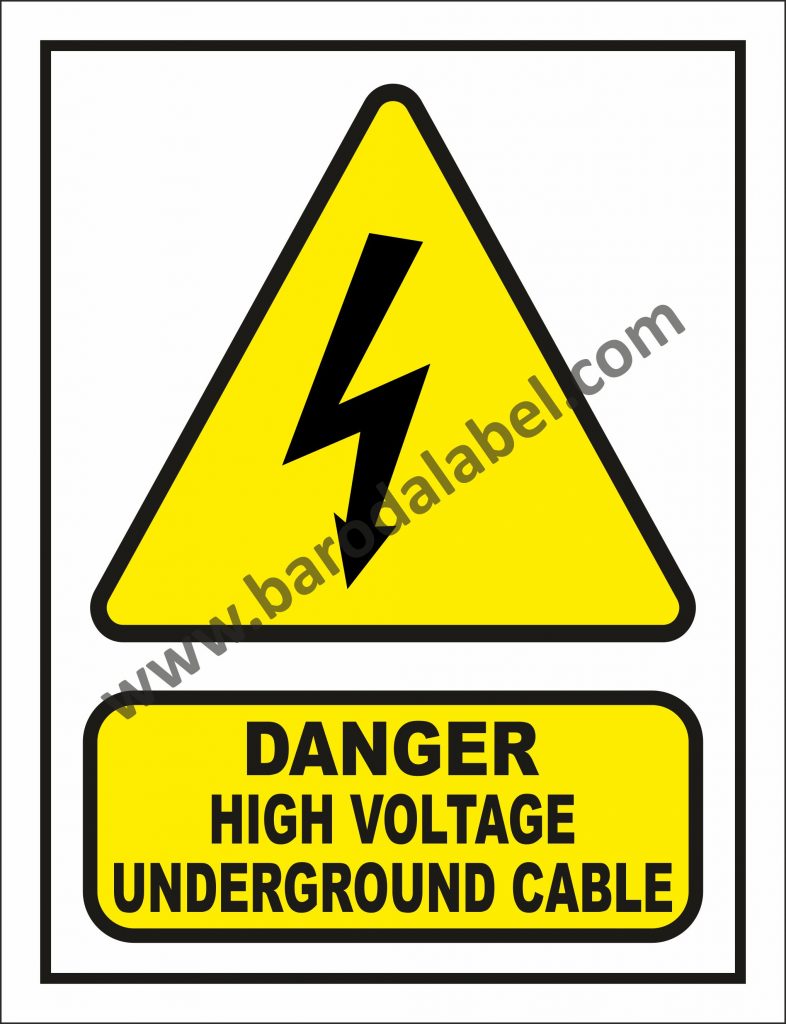 Danger Warning Sign - Baroda Label Mfg. Co.