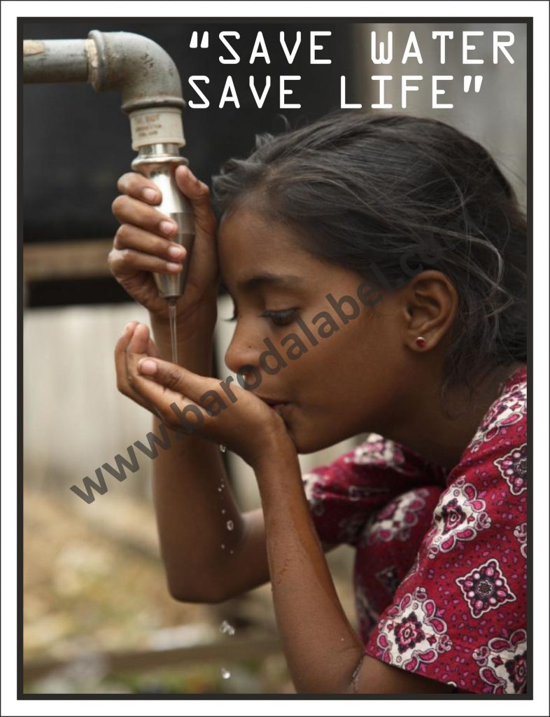 Water Conservation - Baroda Label Mfg. Co.