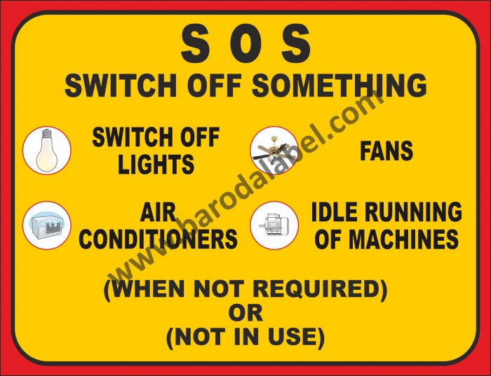 Electrical / Energy Conservation - Baroda Label Mfg. Co.