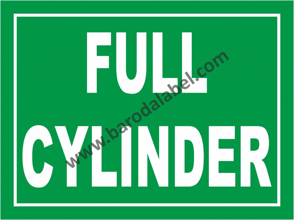 Cylinder Safety - Baroda Label Mfg. Co.