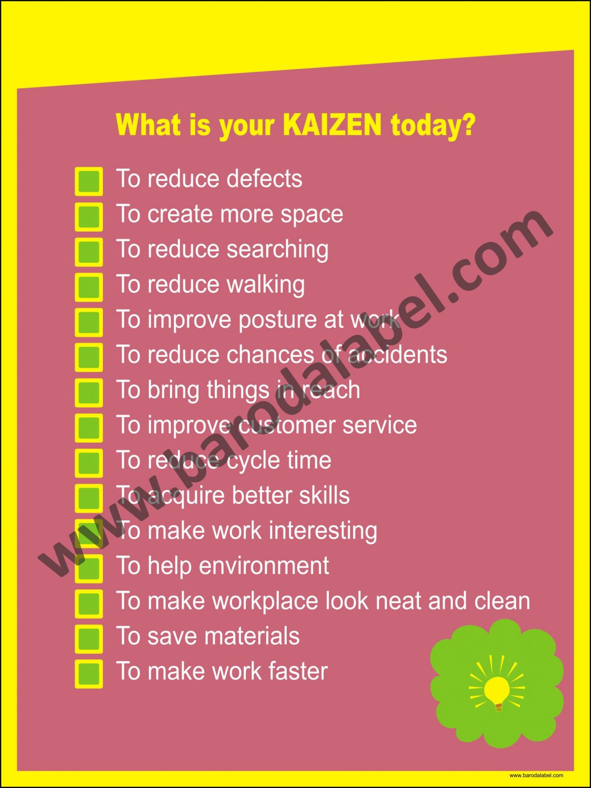 Kaizen - Baroda Label Mfg. Co.