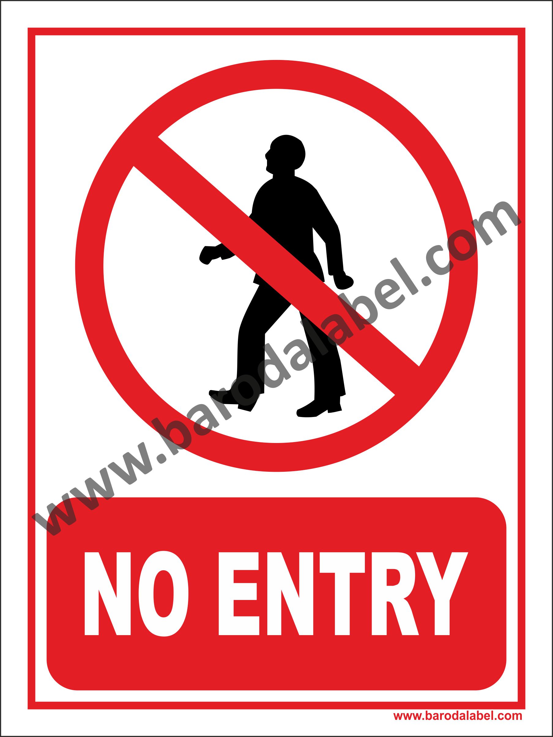 Prohibition Sign - Baroda Label Mfg. Co.