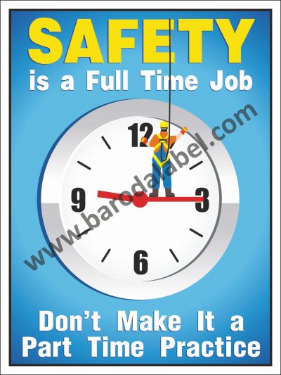 Safety Poster - Baroda Label Mfg. Co.