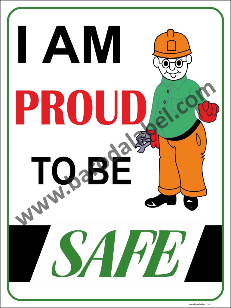 Safety Poster - Baroda Label Mfg. Co.