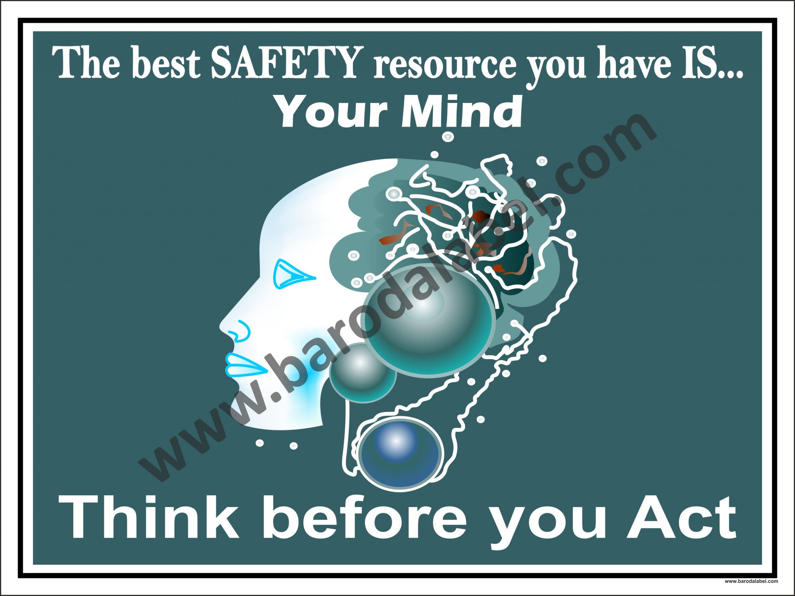 Safety Poster - Baroda Label Mfg. Co.