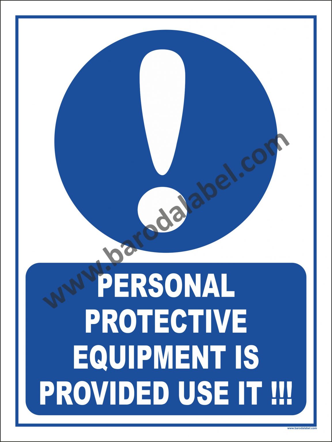 PPE - Baroda Label Mfg. Co.