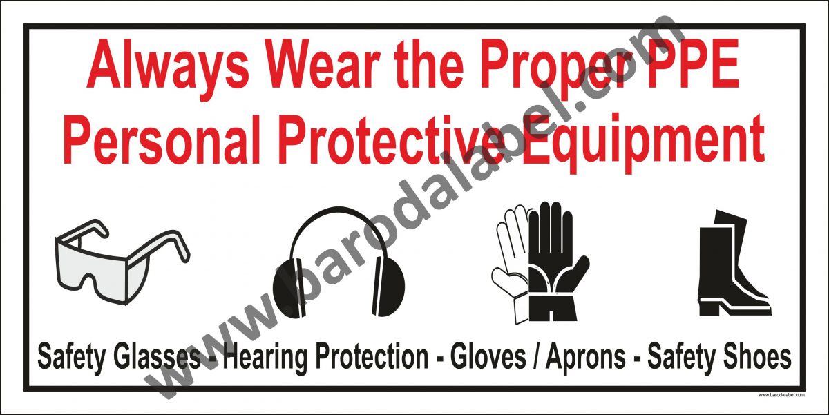 PPE POSTER - Baroda Label Mfg. Co.