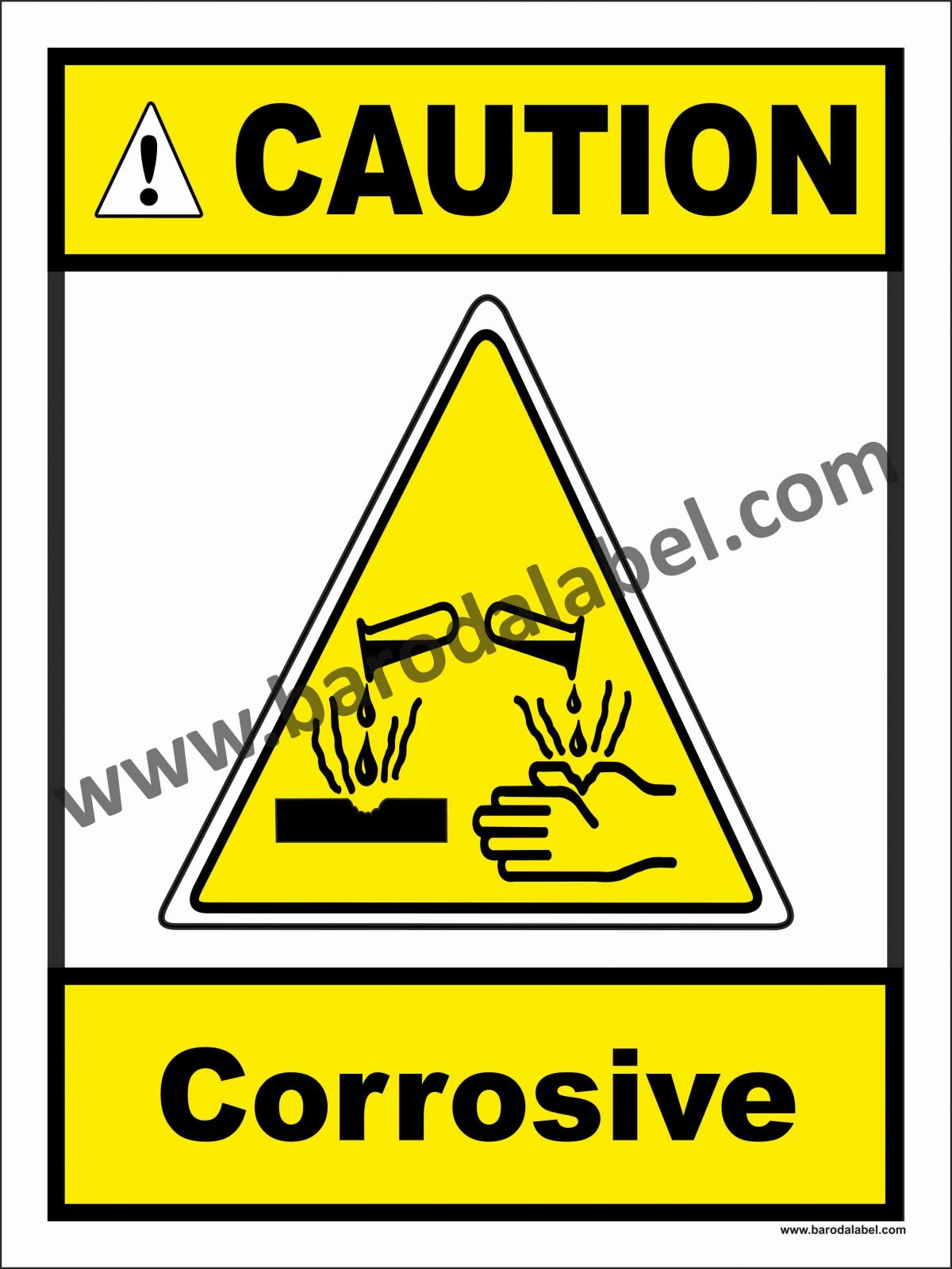 Chemical Safety Posters - Baroda Label Mfg. Co.
