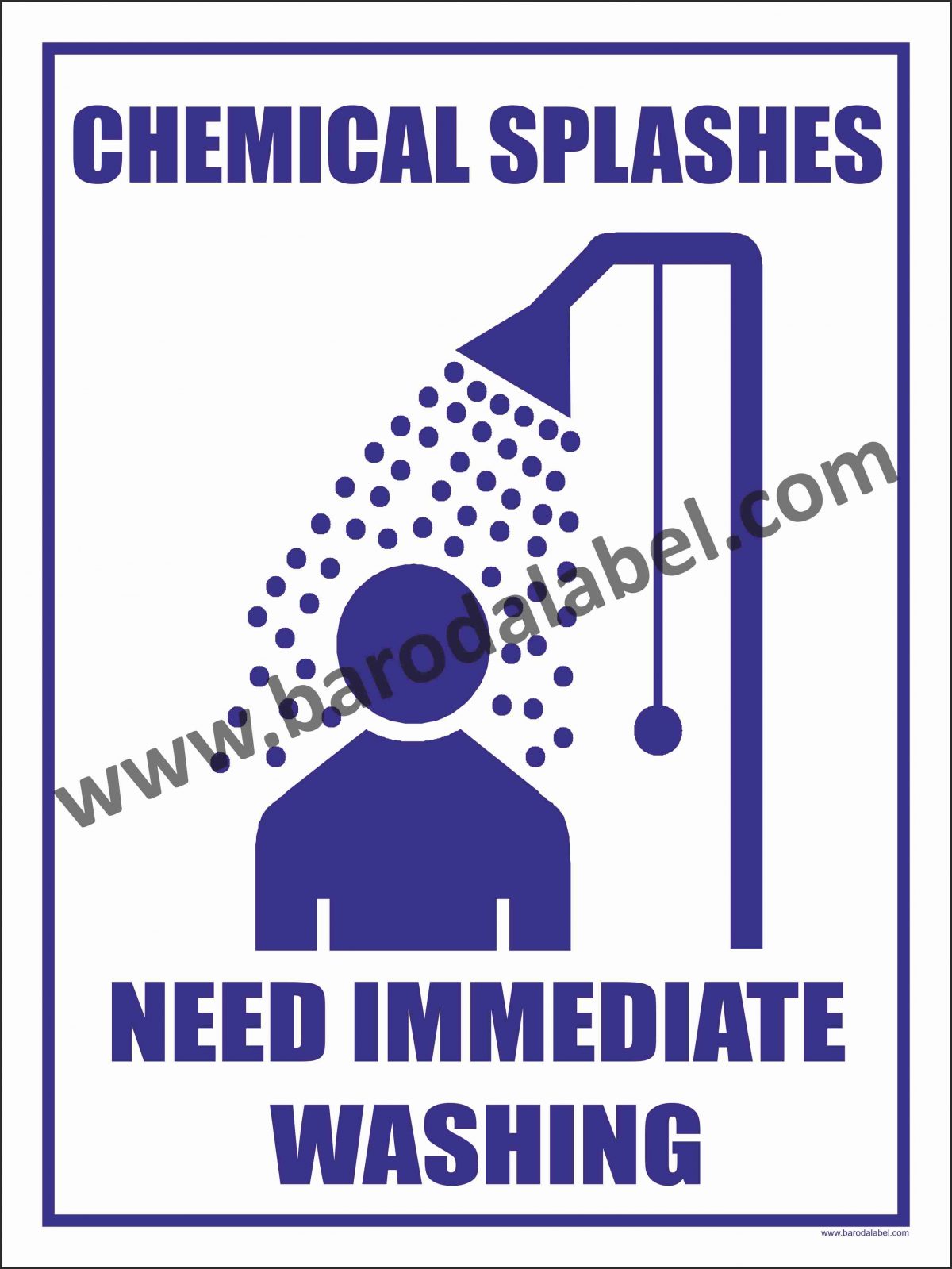Chemical Safety Posters - Baroda Label Mfg. Co.