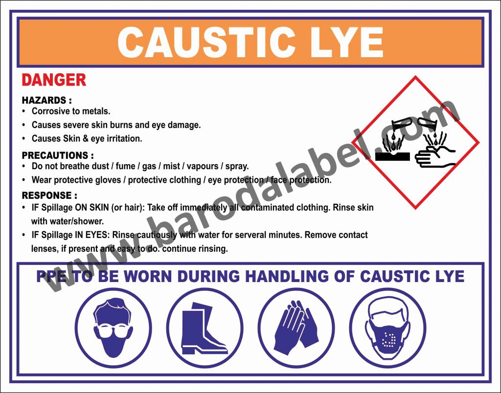 Chemical Safety Posters - Baroda Label Mfg. Co.