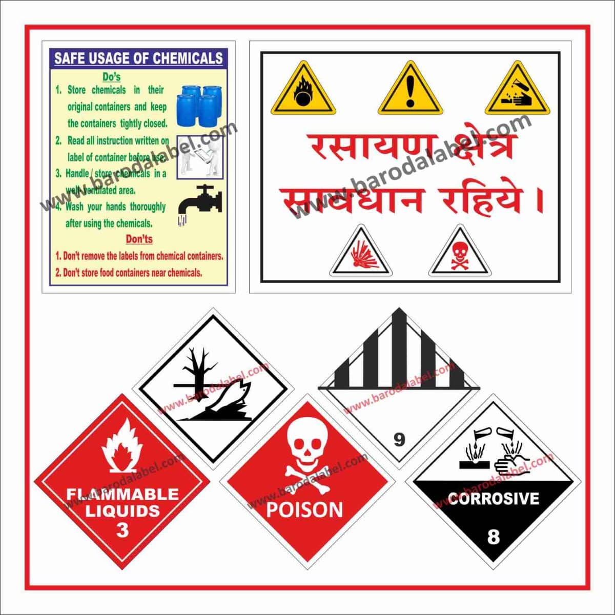 Industrial Poster/Signage Archives - Baroda Label Mfg. Co.
